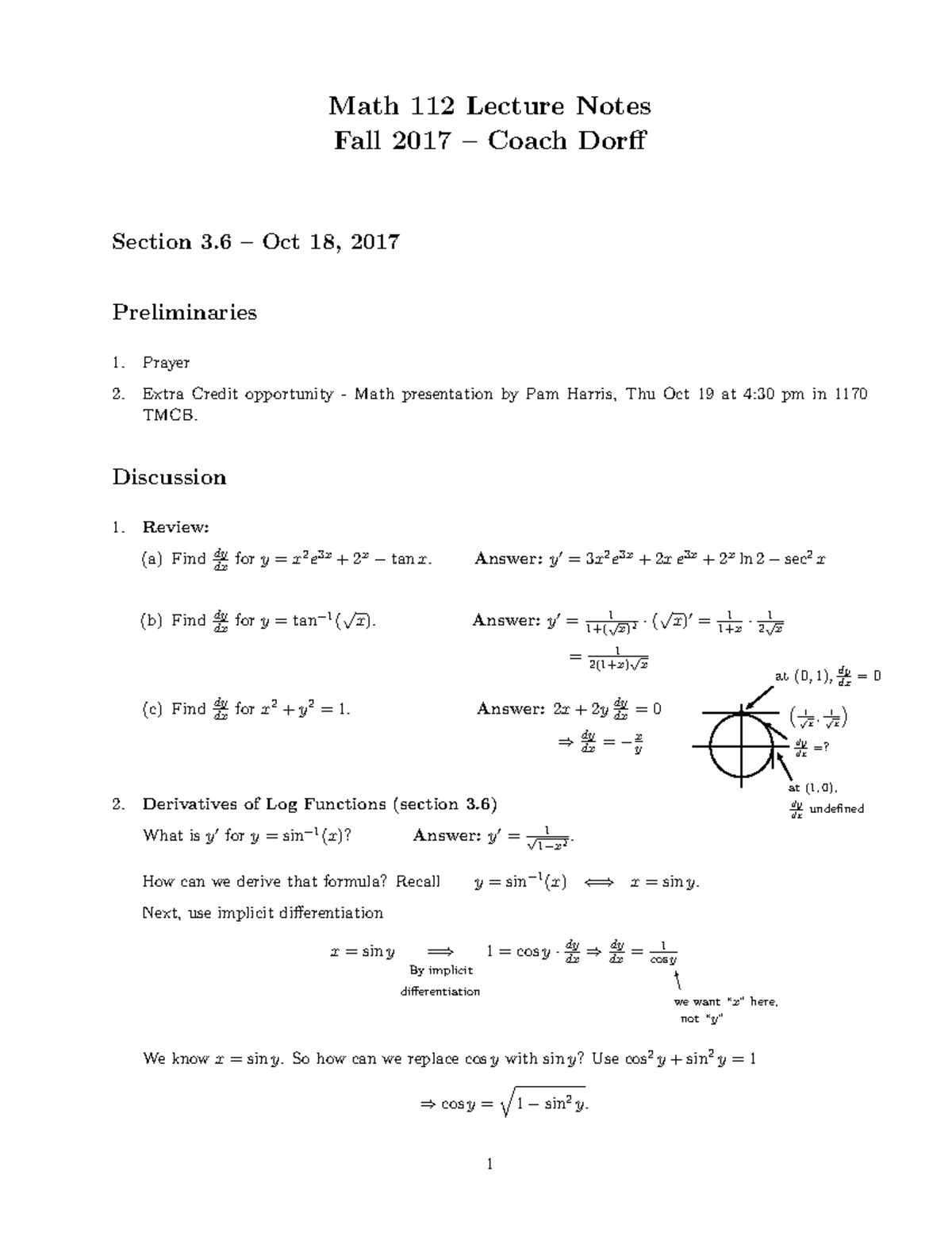 Sect 3 6 - Sect 3 6 - Dr. Johnson - Math 112 Lecture Notes Fall 2017 ...