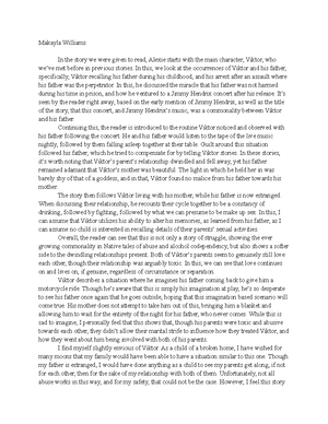 Final English BGP Paper - Makayla Williams In the stories that we’ve ...