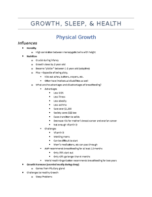 Child Psychology Notes Exam 1 - 8/17/17 CHILD PSYCHOLOGY Theories What ...
