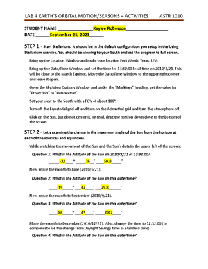 Mapping the Solar System and Beyond - Astronomy 1010 Mapping the Solar System and Beyond ...