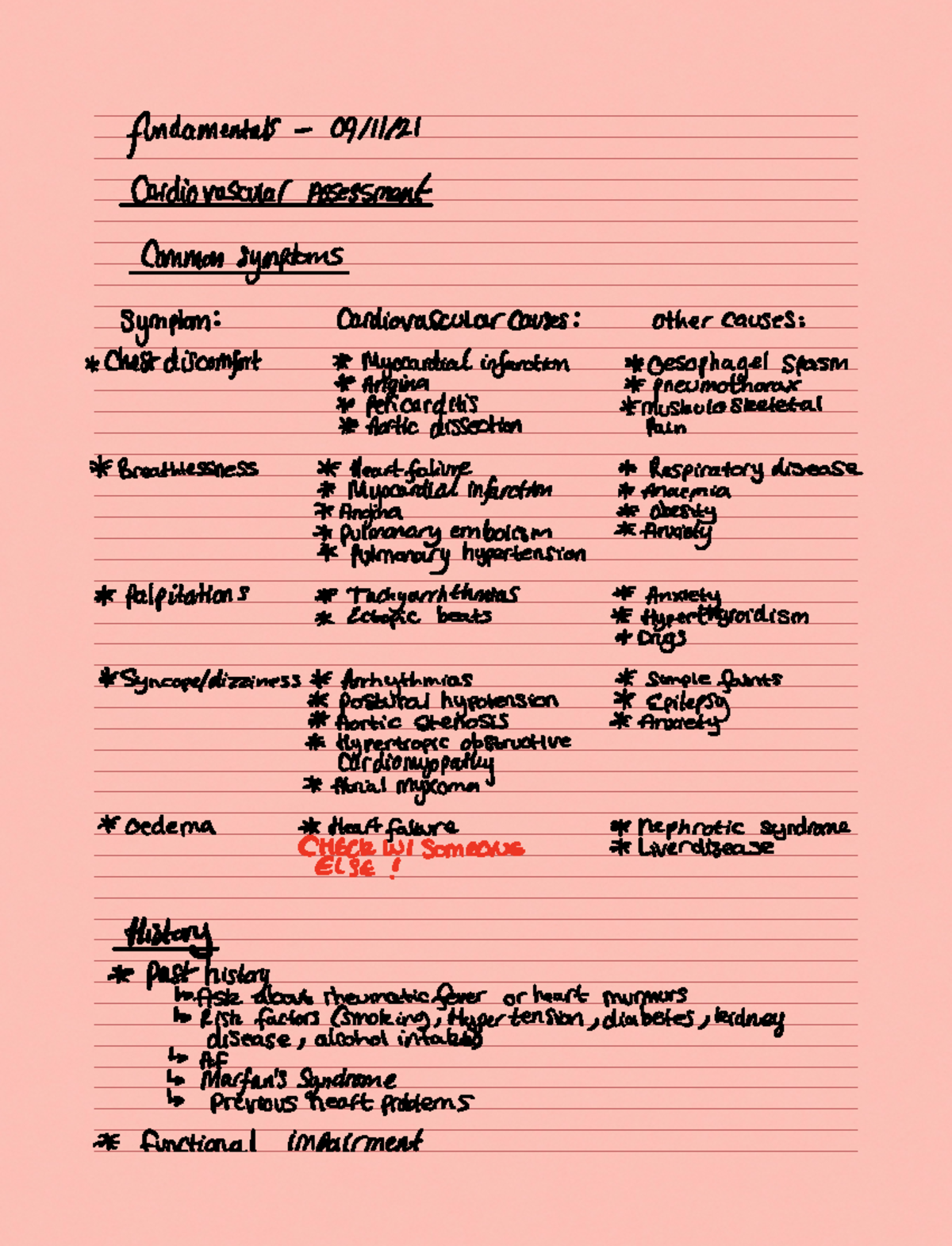 Note 9 Nov 2021 - Paramedic science class notes - fundamentals 09 1121 ...