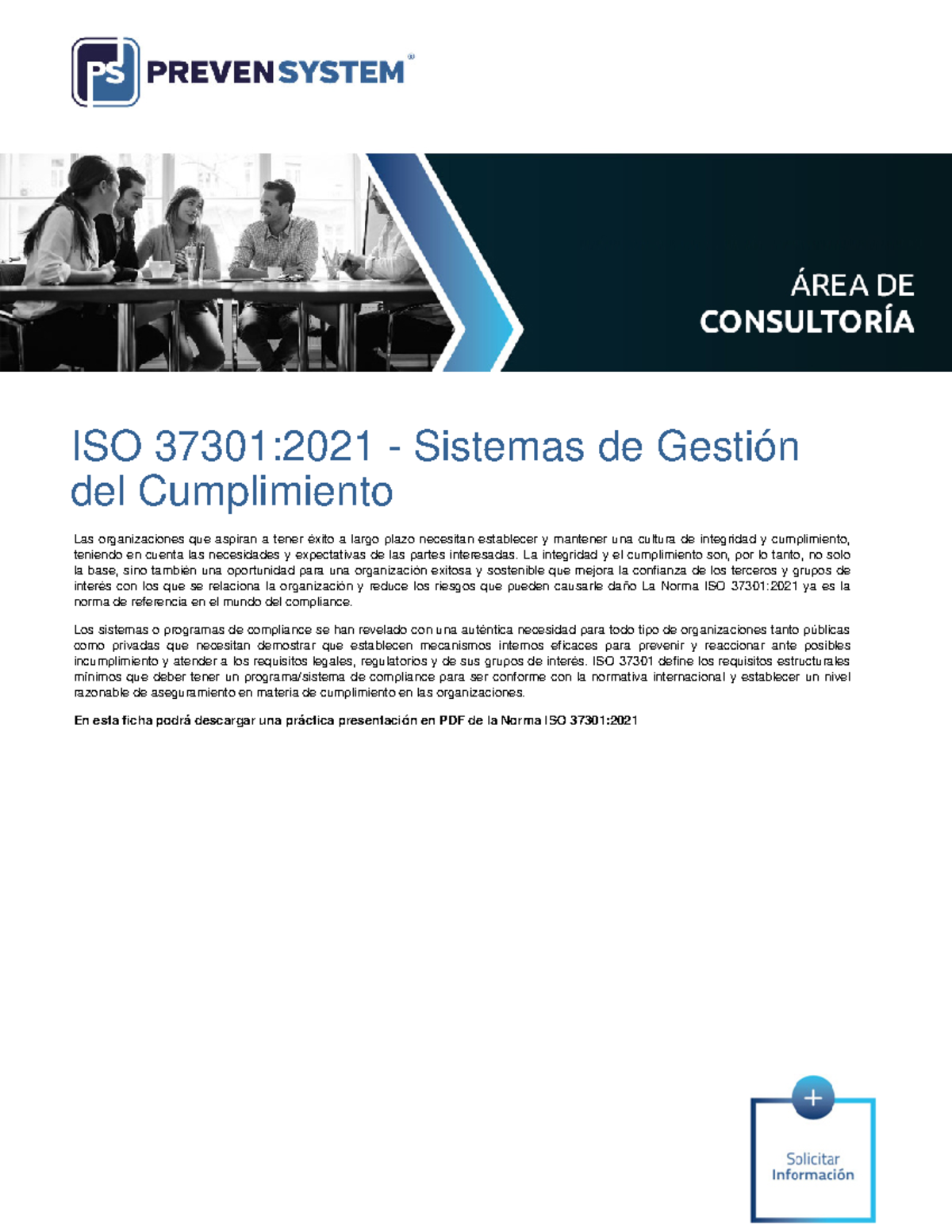 Fichasproducto Presentacion iso-373012021-sistemas-de-gestion-del-cumplimiento - ISO 37301:2021 ...