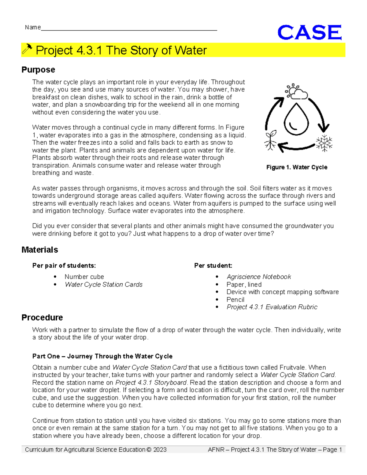 Project 4 3 1Story Water - Name ...