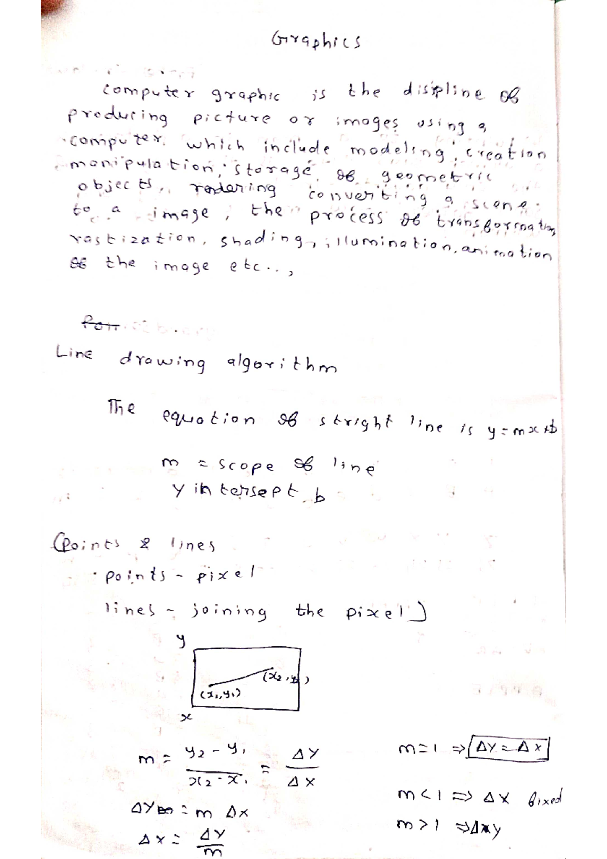 Graphics & Multimedia Notes - B.Sc. Computer Science - Studocu