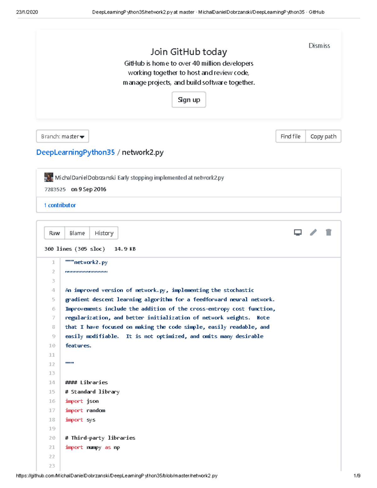 Deep Learning Python 35 network 2.py at master · Michal Daniel ...