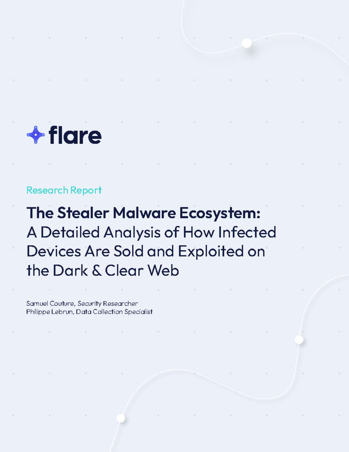 Darkweb Black Market - Research Report The Stealer Malware Ecosystem: A ...