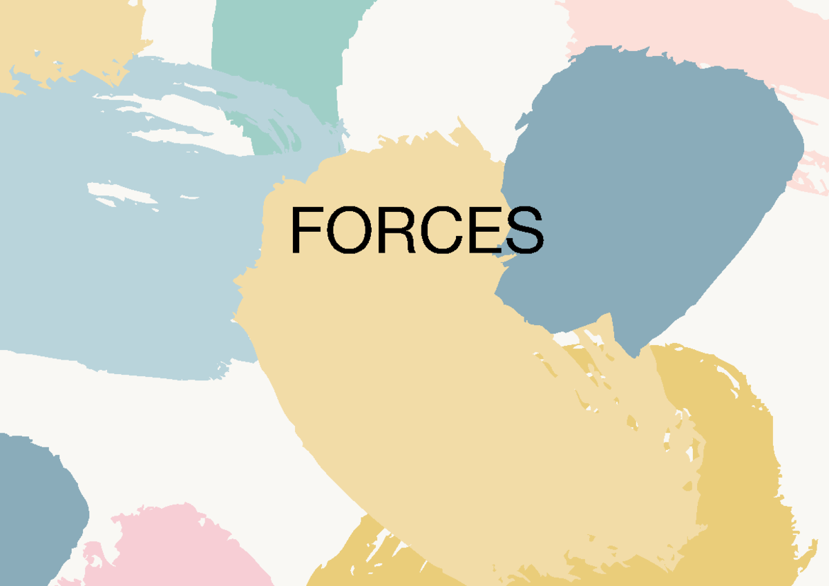3 - A level notes - FORCES Newton 's 1st Law of Motion Equilibrium An ...