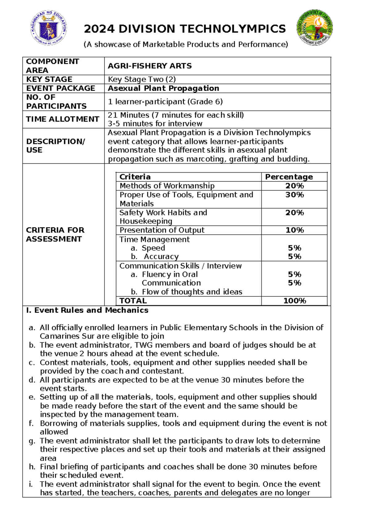 Contest-Package- Technolympics-AFA-Elem 031119 - 2024 DIVISION ...