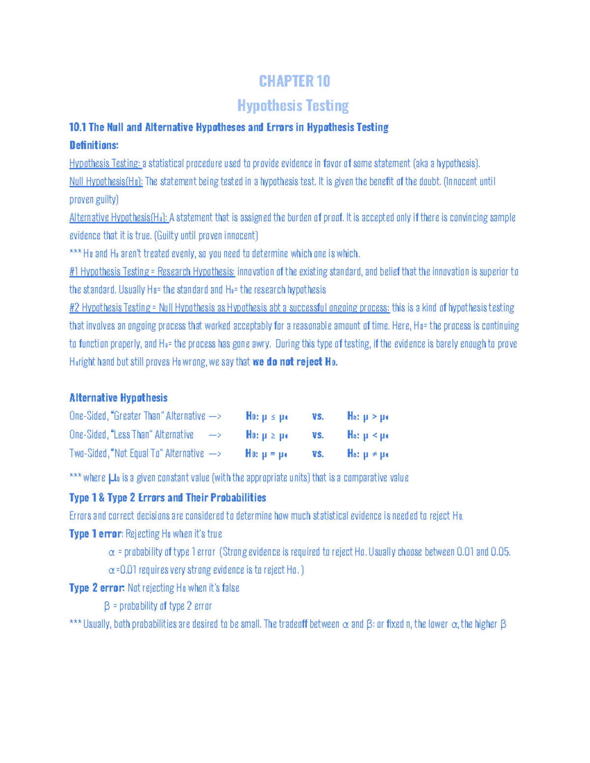 Comm 215 - Ch 10 Notes - COMM 215 - Concordia - Studocu