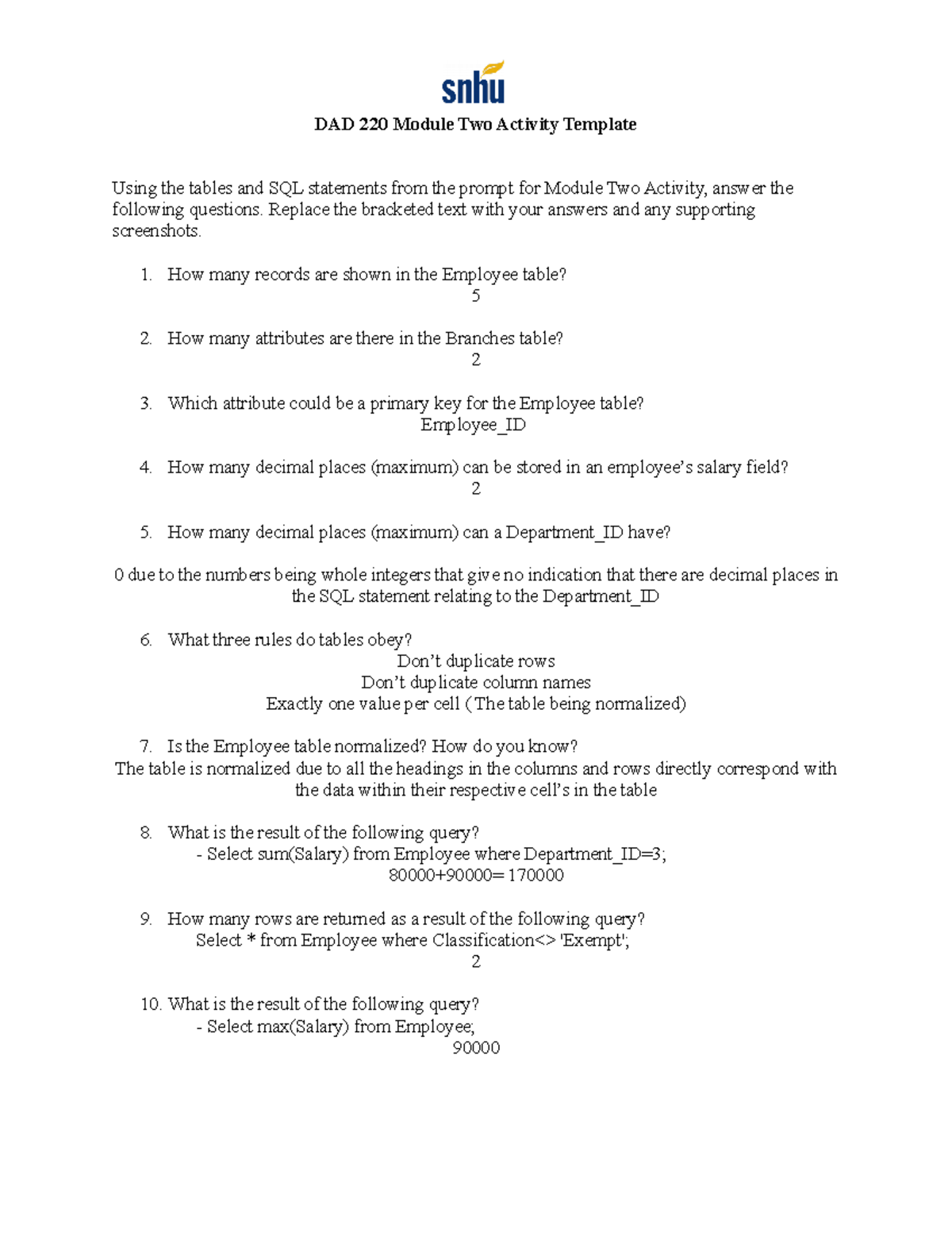 DAD 220 Module Two Activity Hardin - DAD 220 Module Two Activity ...