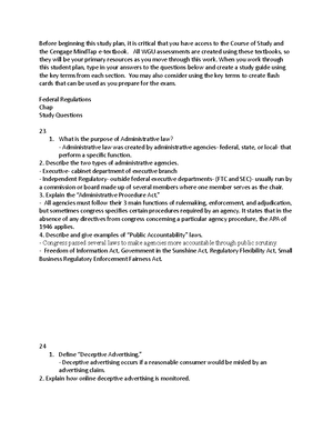 D216 Diagnostic - Course Diagnostic Review Questions—D216, Business Law ...