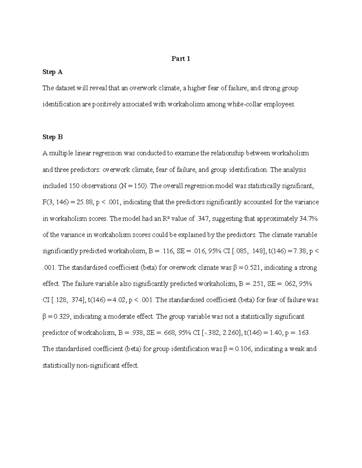 Data Analysis Report PSYU2248 - Google Docs - Part 1 Step A The dataset ...