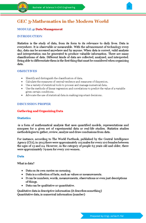 Q3- Statprob-WEEK1 - enjoy! - Statistics and Probability Illustrating a Random Variable ...