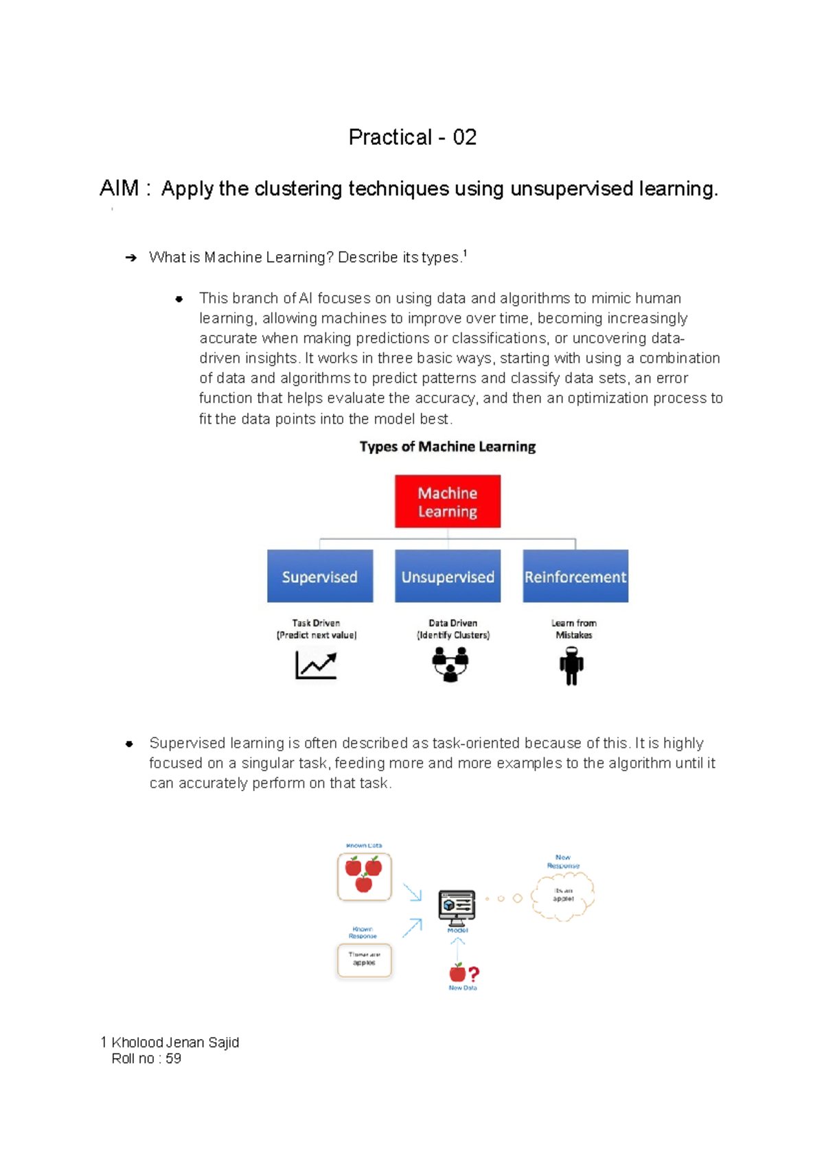 Practical ex2 - notes for ai - Practical - 02 AIM : Apply the ...