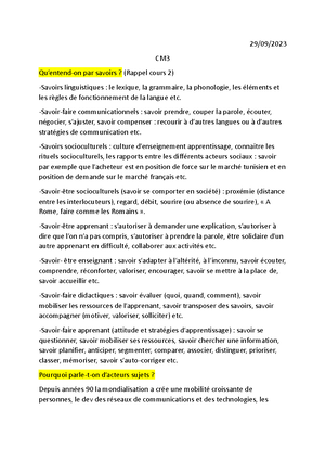 CM4 Didactique du FLE - TE3PF2S CM4 – FLE 06/ Centration sur apprenant ...