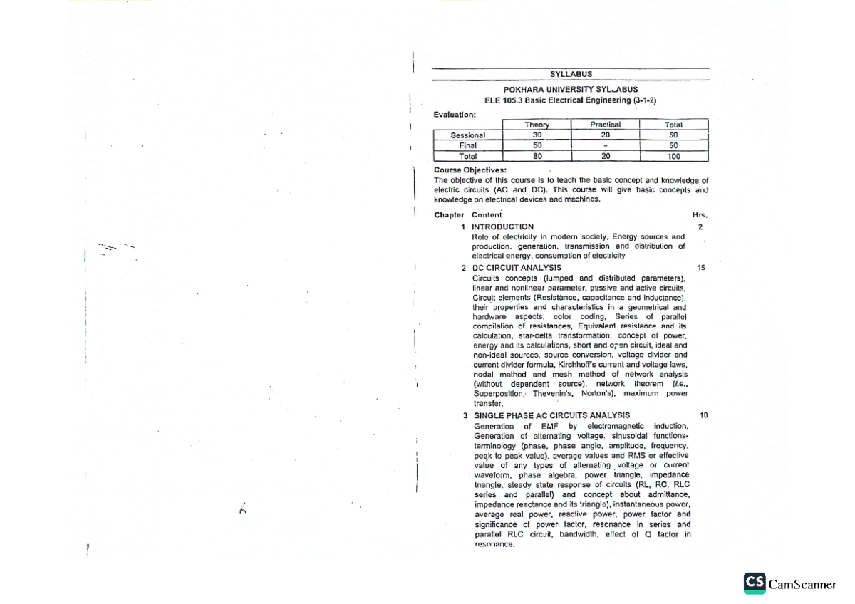 BEE DC PART - Basic Electrical Engineering - Studocu