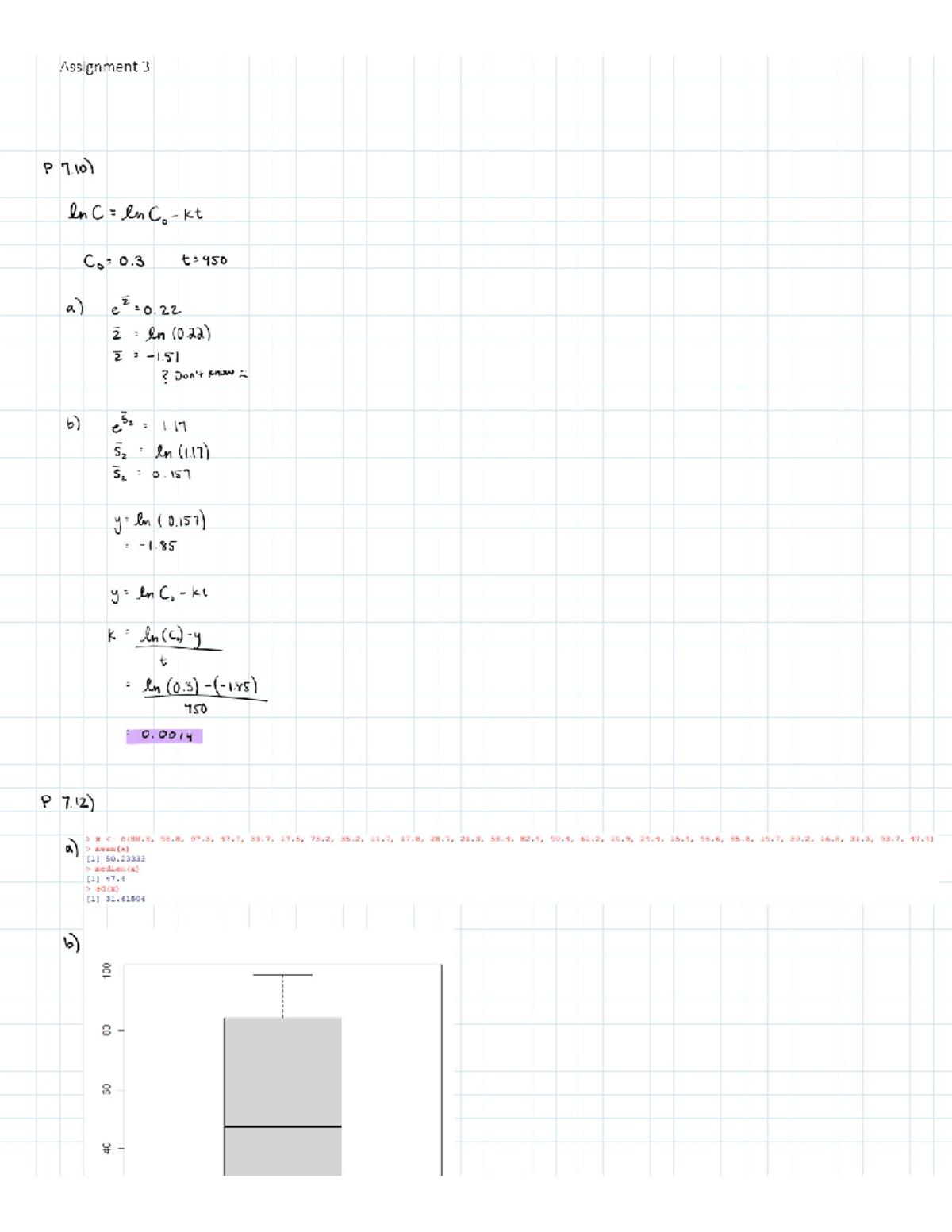 MAT 2379 Assignment 3 - MAT2379 - Studocu