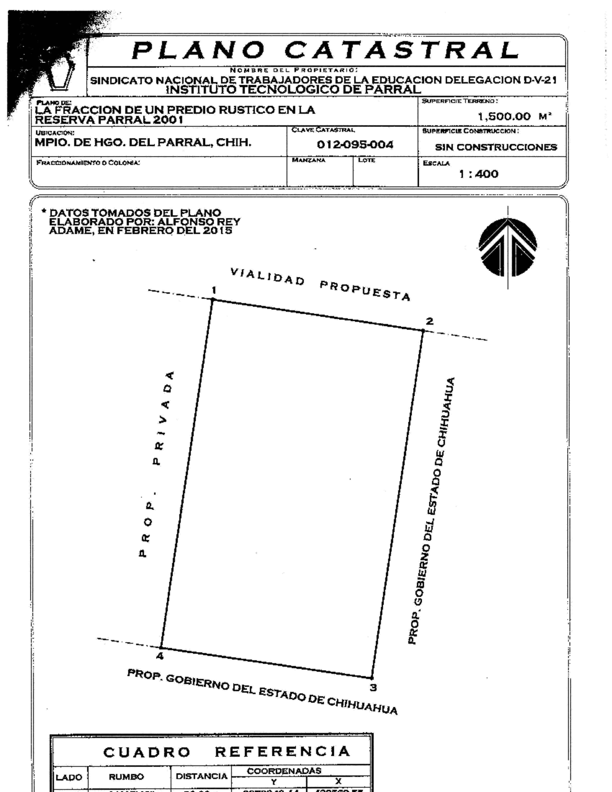 Plano catastral - kmokff - PLANO CATASTRAL SINDICATO NACIONAL DE ...