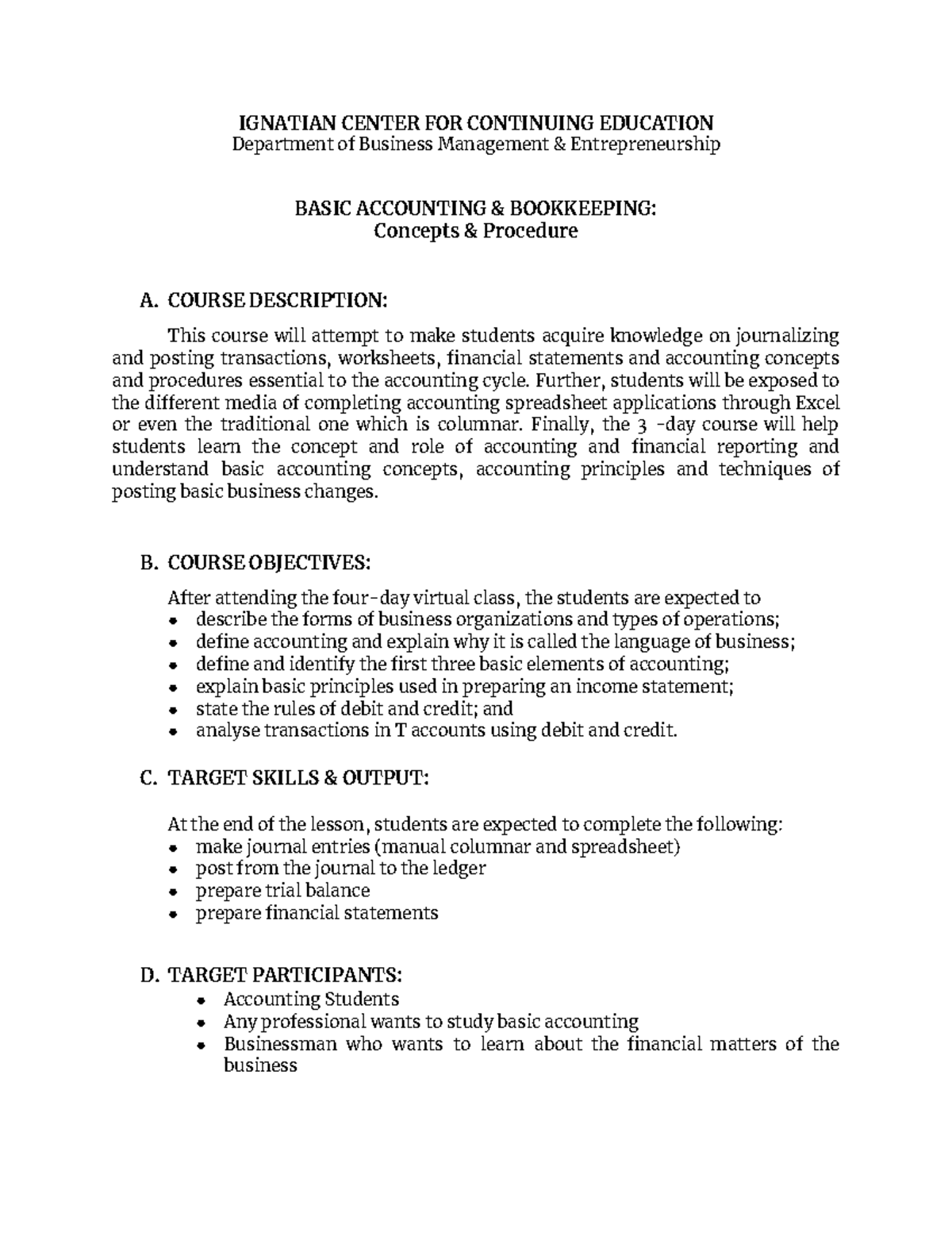 Basic-Accounting-Syllabus - IGNATIAN CENTER FOR CONTINUING EDUCATION ...