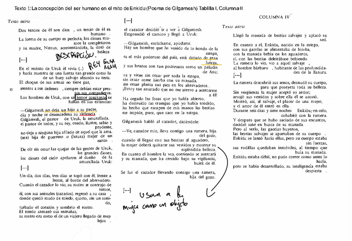 Endiku práctica - Texto 1 : La concepción del ser humano en el mito de ...