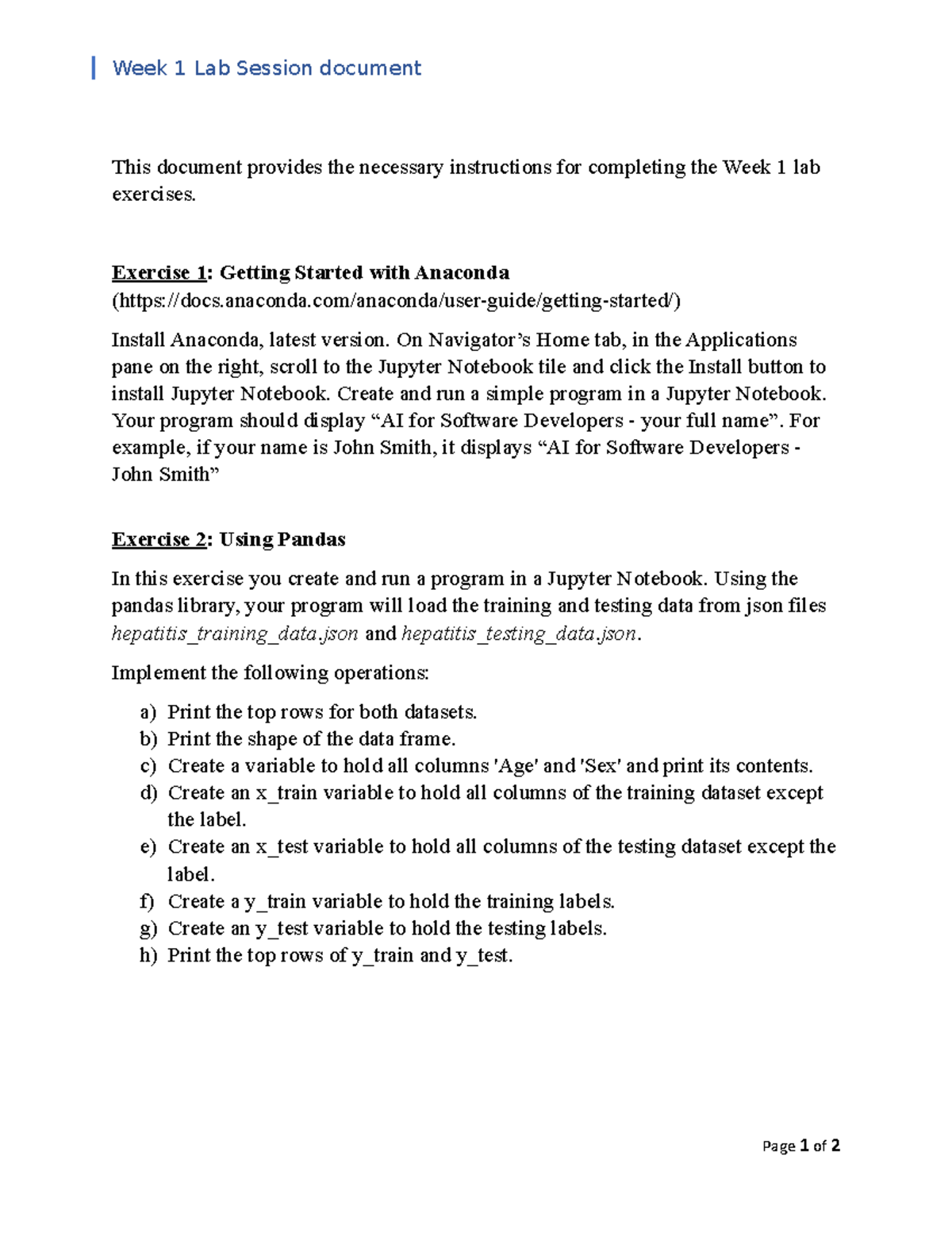 COMP-377 Week 1 Lab Session Document - COMP377 - Centennial College - Studocu