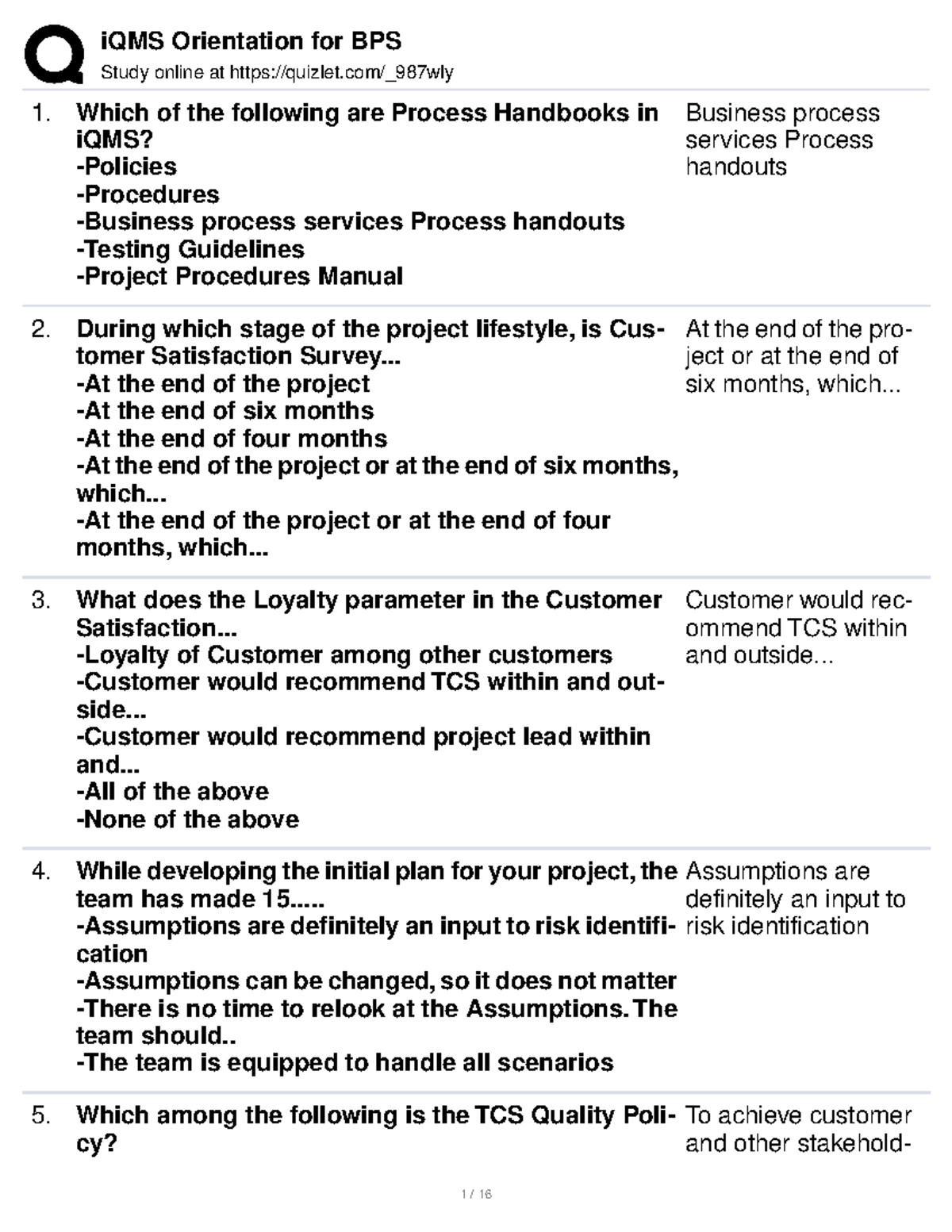 74871 - Study online at quizlet/_987wly Which of the following are ...
