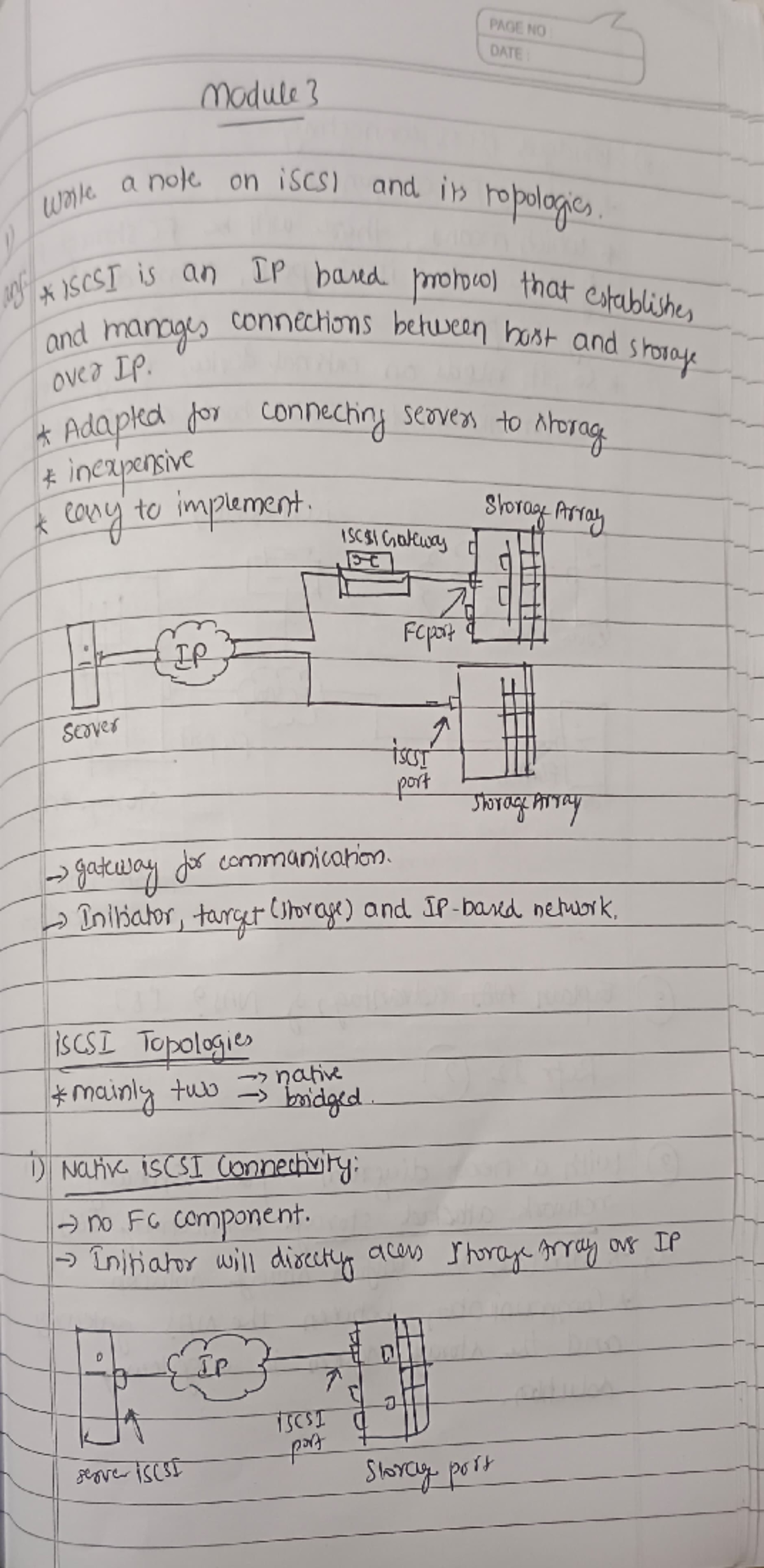 Storage Area Network MOD3 - computer science and engineering - Studocu