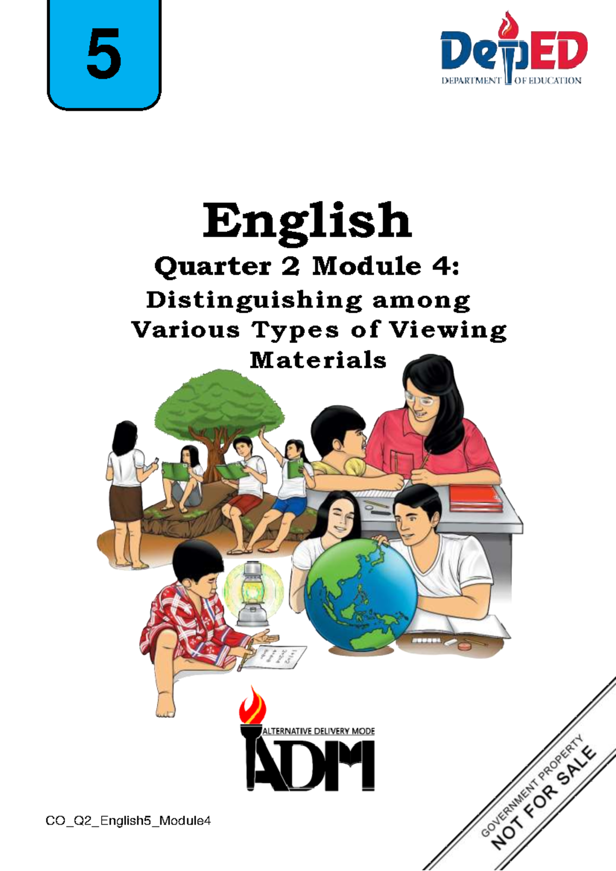 Eng5 q2 mod4 Distinguishing Among Various Types Of Viewing Materials v2 ...