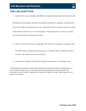 Lab 1 - The lab - PRE-LAB QUESTIONS 1. Use the following ...