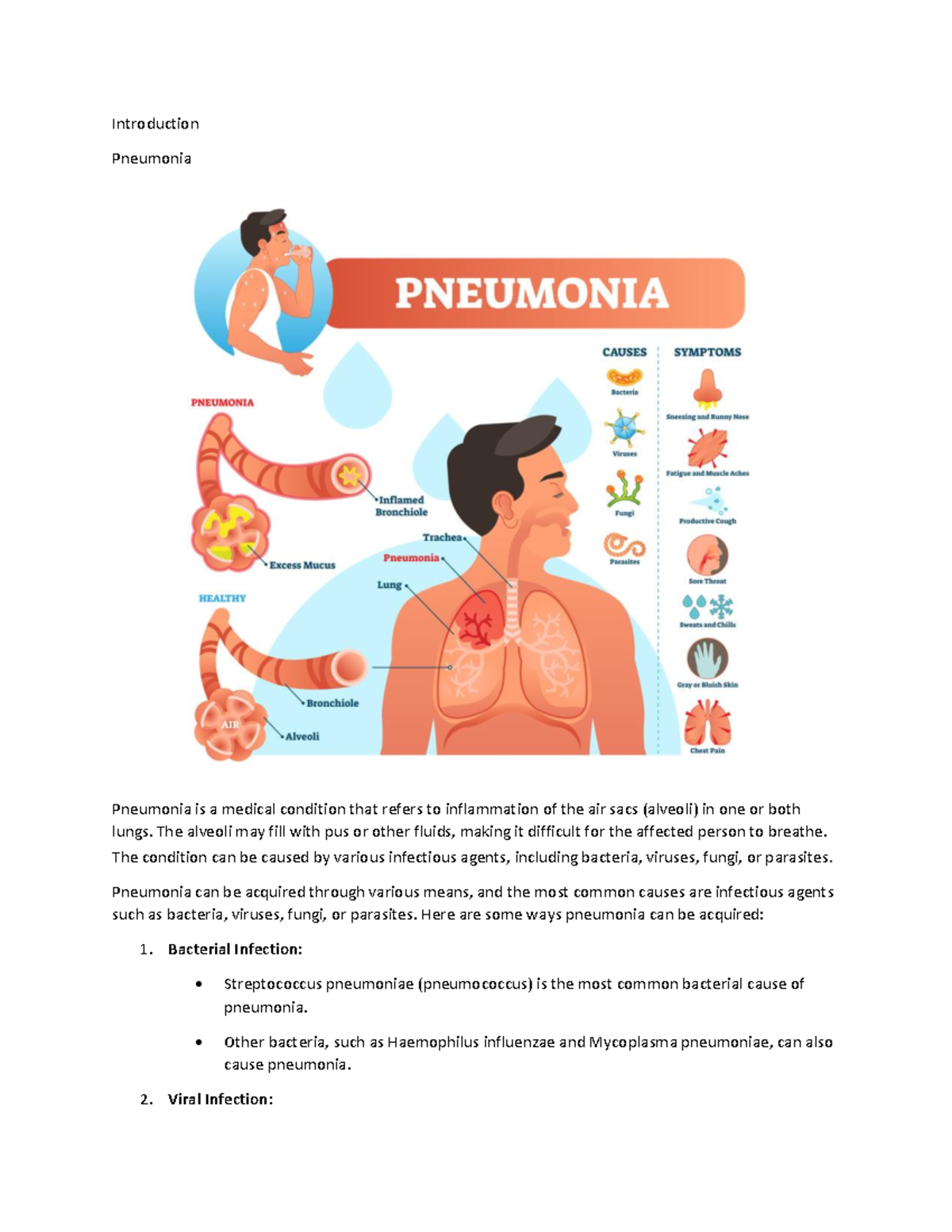 Intro-CKD+PNEU - rsfg rfgrsz - Introduction Pneumonia Pneumonia is a ...