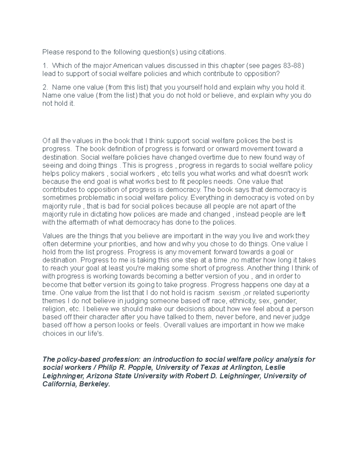 Module 5 discussion - Please respond to the following question(s) using ...