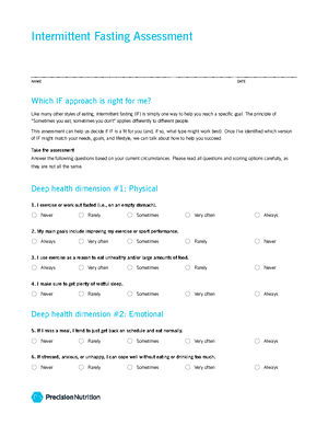 Eating Habits Questionnaire form fillable V4 2019 - Eating Habits ...