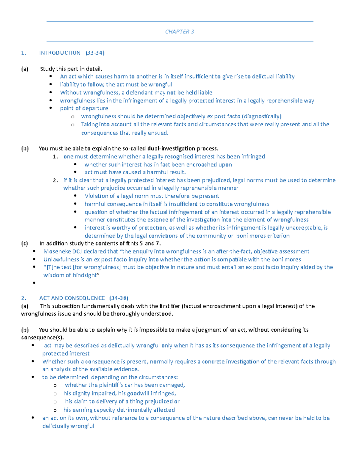 Chapter 3 - CHAPTER 3 1. INTRODUCTION (33-34) (a) Study this part in ...
