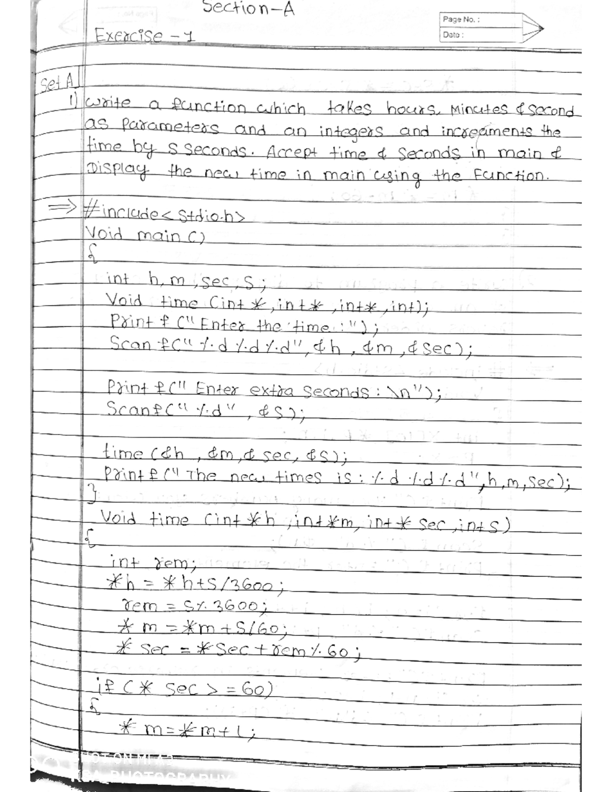 C Languagesolution OF Exercise 1 - Computer science engineering - Studocu