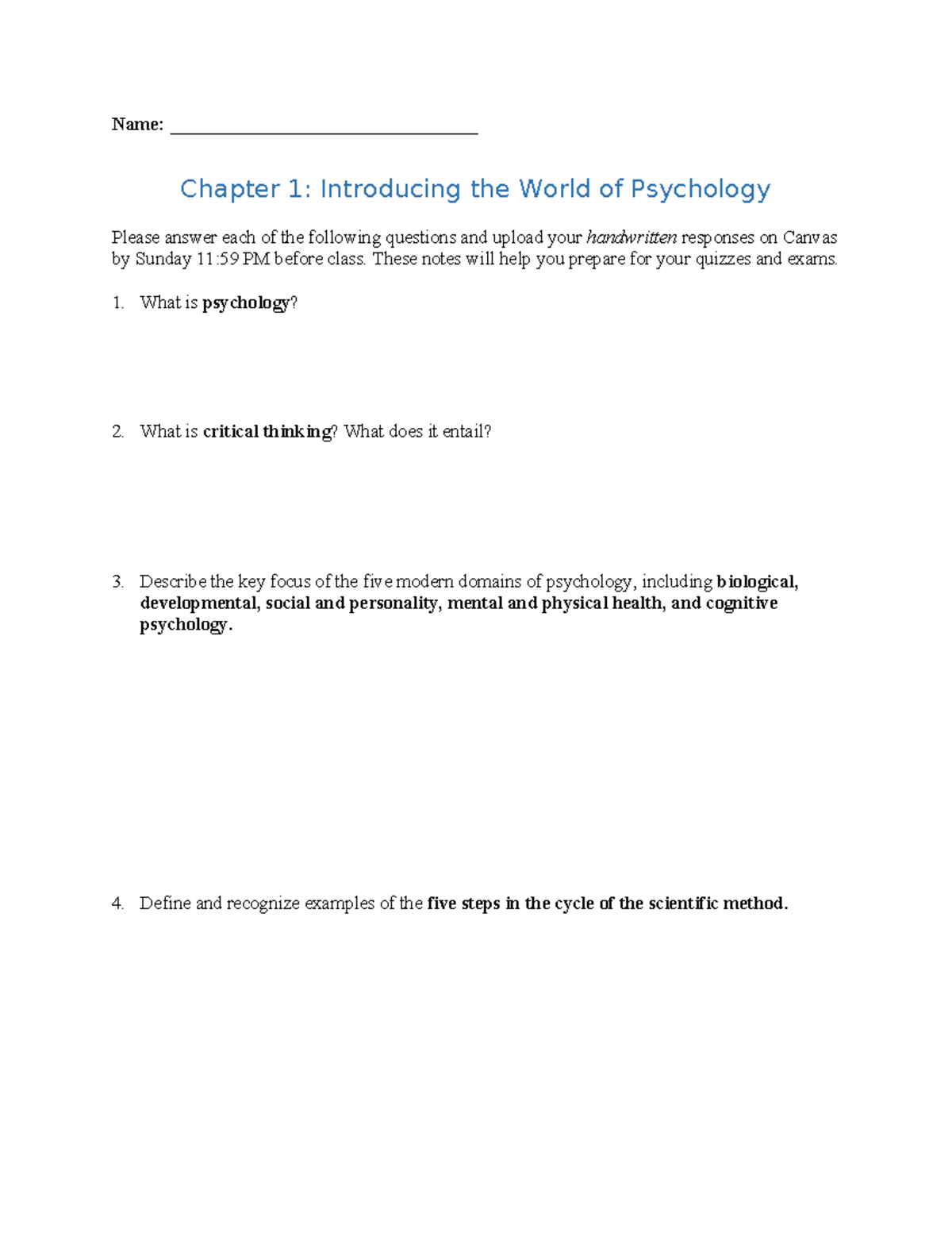 Guiding Question - Introduction - Name ...