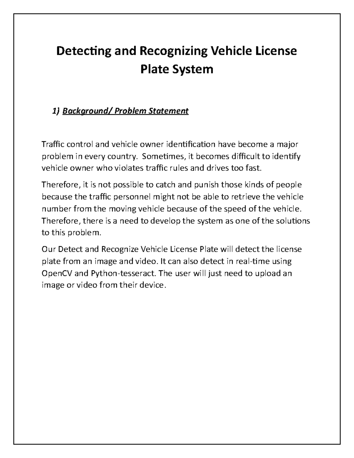 moving vehicle plate detection - Detecting and Recognizing Vehicle ...