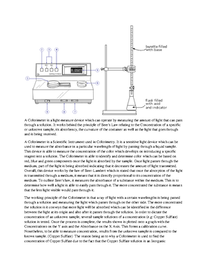 Serial Dilutions Lab Report - Making Serial Dilutions INTRODUCTION ...