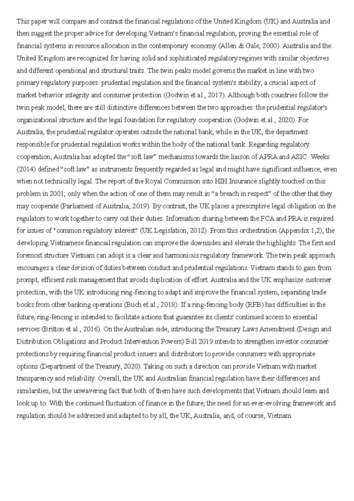 FIM Essay - Comparison of the financial model of the United Kingdom and ...