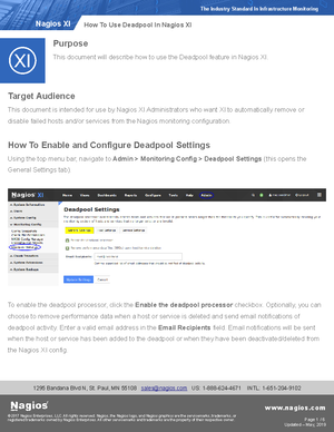Restarting Windows Services With NRPE in Nagios XI - Purpose This document describes how to ...