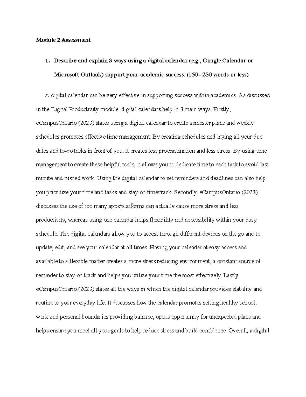 ASLU1101- Digital Fluency Assessment 2 - Module 2 Assessment 1 ...