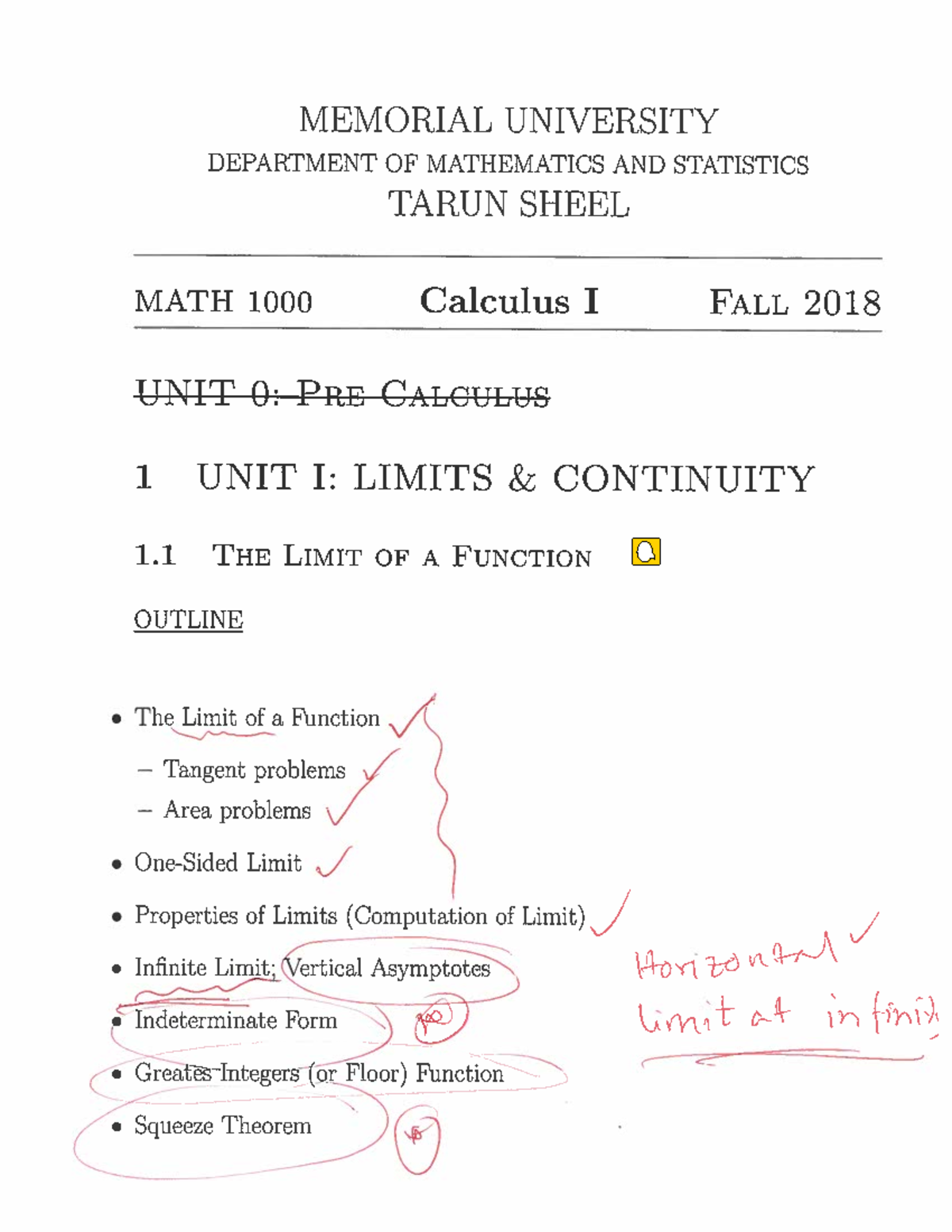 1. Filled Notes-Sept - Lecture notes of math 1000 - MEMORIAL UNIVERSITY ...