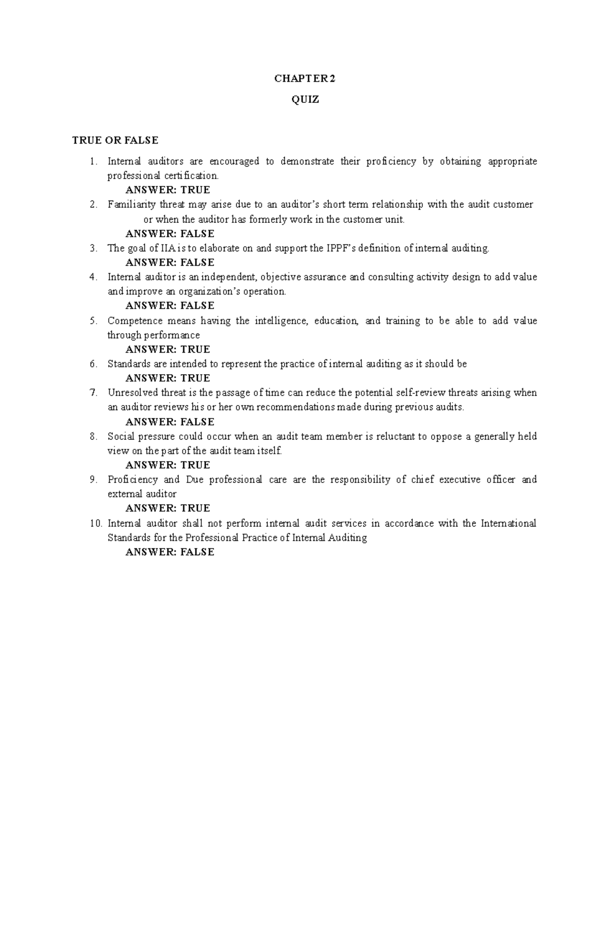 Chapter-2-QUIZ - it compose of multiple choice questions with answers ...