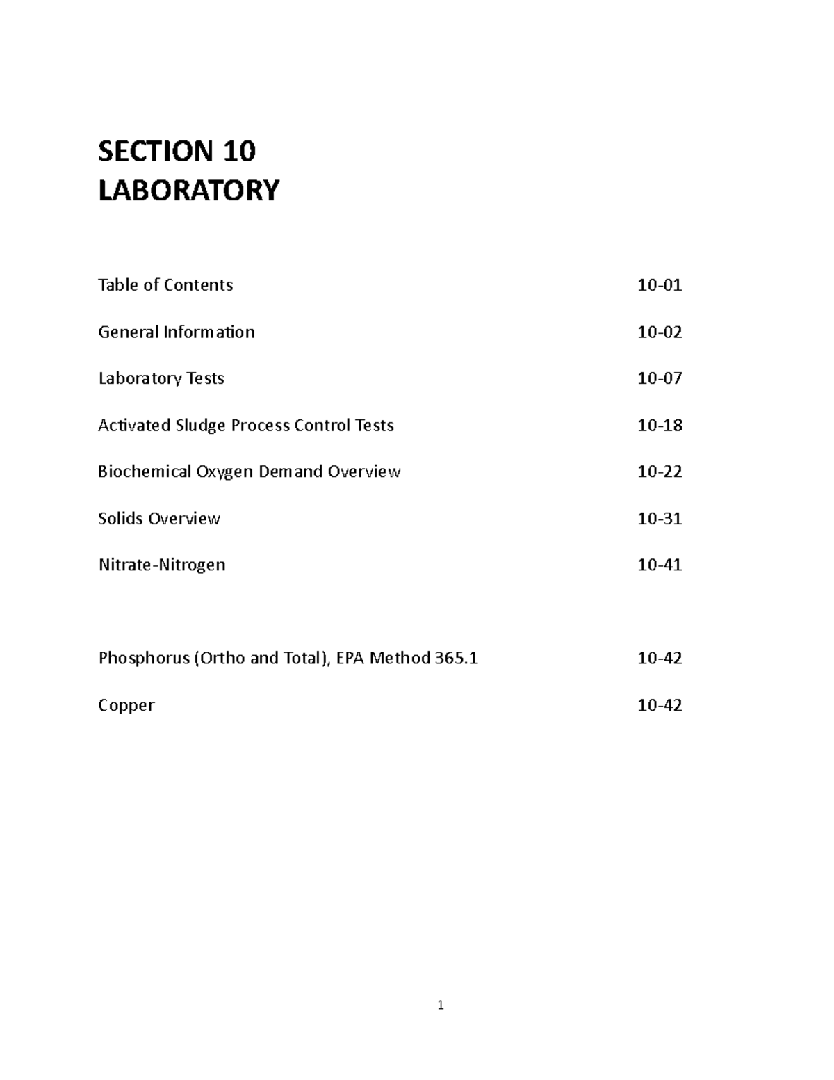10. Laboratory (corrections)Revised 2019 K - LABORATORY SECTION Table ...