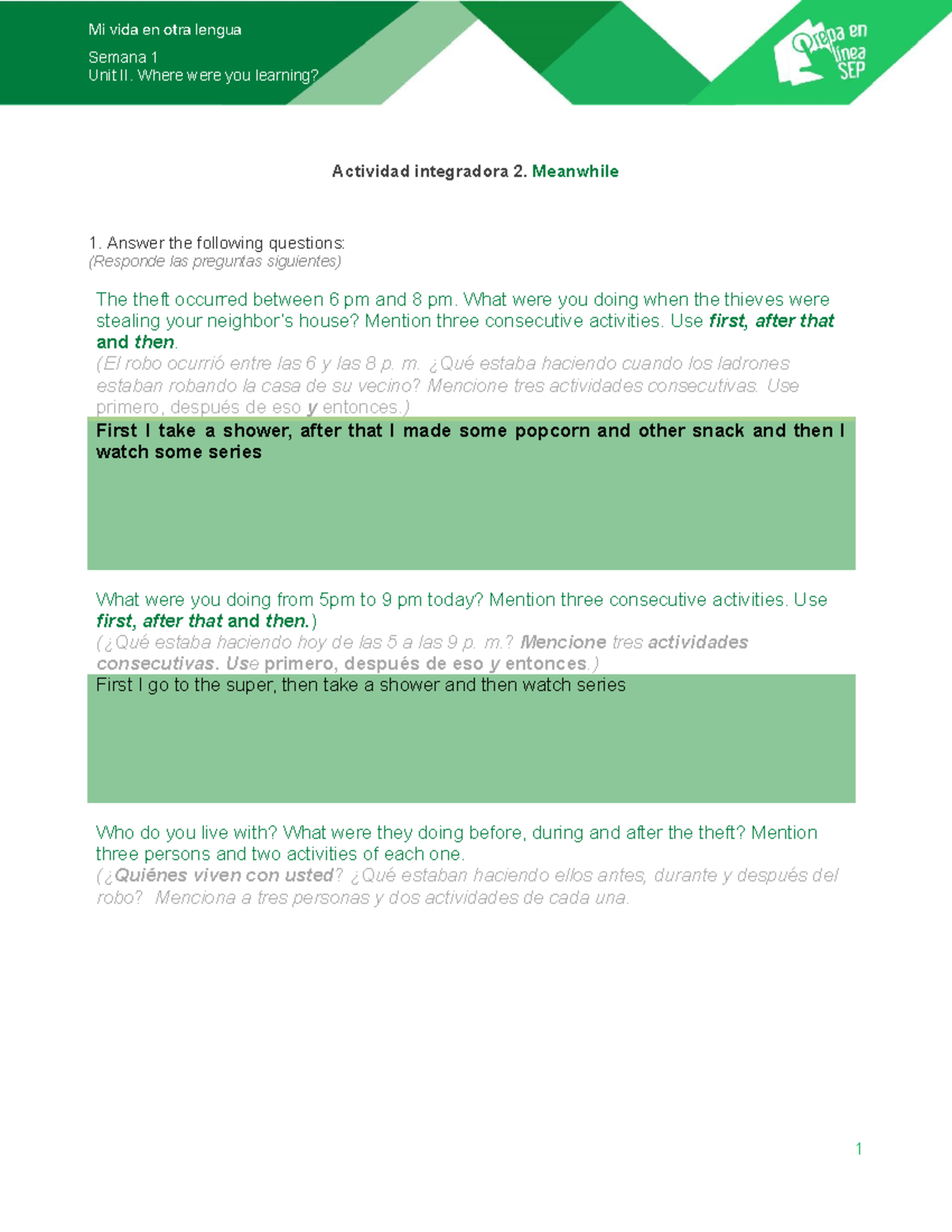 Aguire Santos Jacqueline M07S1AI2 - Mi vida en otra lengua Semana 1 ...