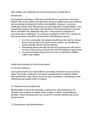 Unisa - University of South Africa - Studocu