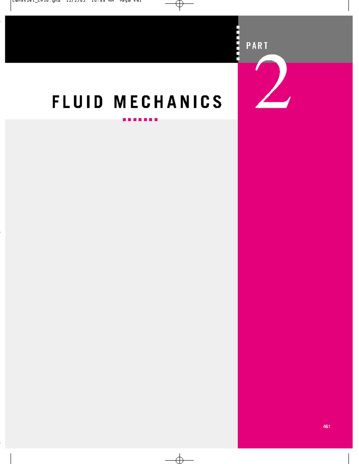 Ch10-Introduction to Fluid Mechanics - FLUID MECHANICS 2 PART 461 10–1 ...