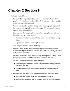 Chapter 2 Section 8 - Textbook Notes - Chapter 2 Section 8 1 Chapter 2 ...