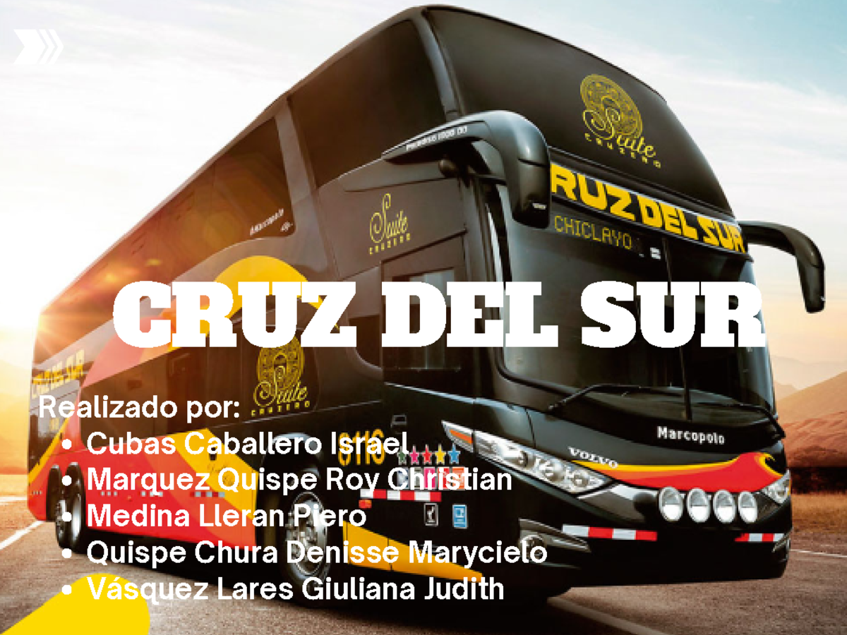 CRUZ DEL SUR - CRUZ DEL SUR PERU - CRUZ DEL SUR Cubas Caballero Israel ...