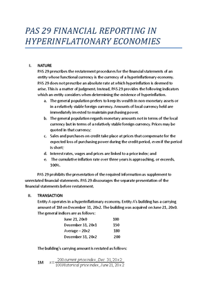 PAS 21 THE Effects OF Changes IN Foreign Exchange Rates - PAS 21 THE ...