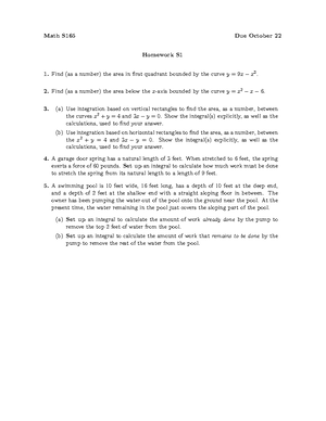Math165HW4 - HW for the class, Professor Carl Cowen - NAME: Math 163 ...